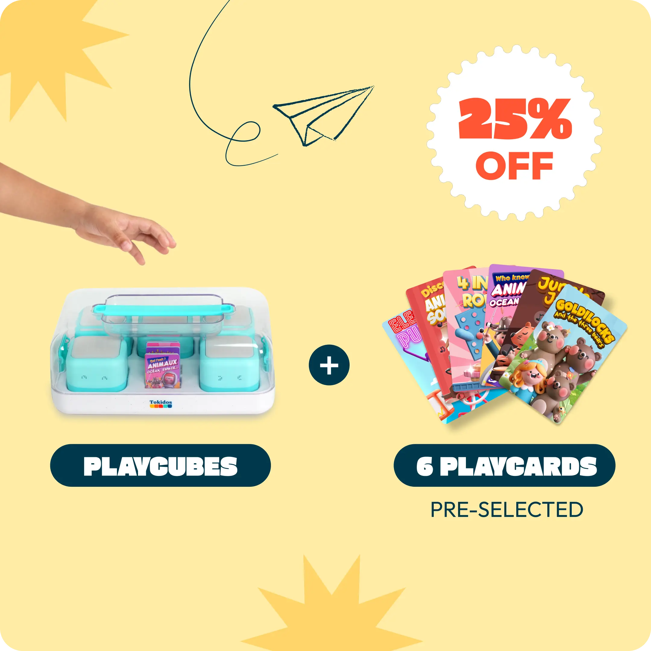 The PlayCubes + 6 PlayCards – Tokidos